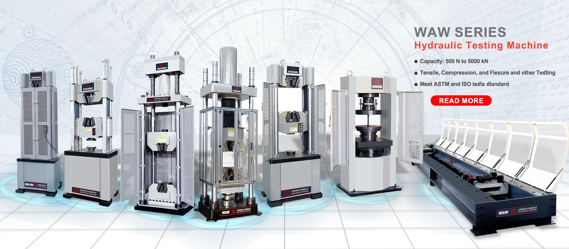 HST testing machine group